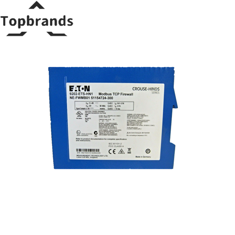 Eaton 9202-ETS-HN1 NE-FWMB01 Modbus TCP Firewall 51154724-300 ...