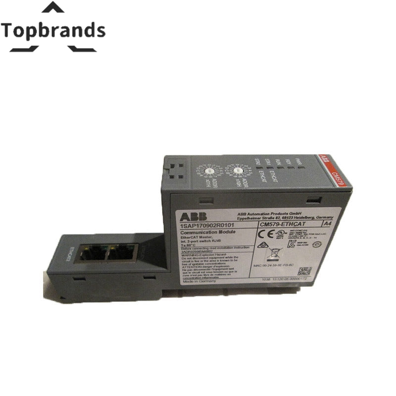 ABB CM579-ETHCAT 1SAP170902R0101 โมดูลการสื่อสาร EtherCAT Master ...