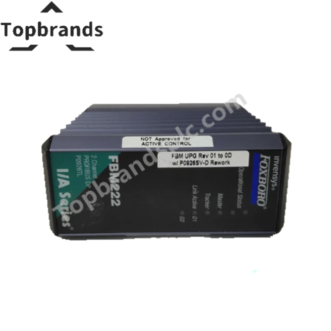 Module d'entrée analogique Foxboro FBM222 P0926TL - Topbrands PLC Limited