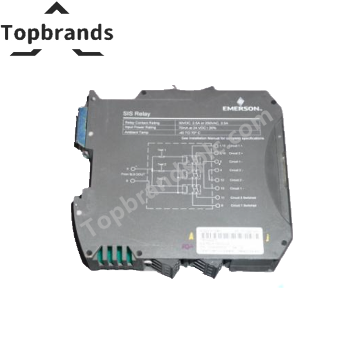 Emerson KJ2231X1-EA1 SIS Relay Module - Topbrands PLC Limited