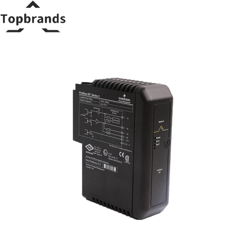 EMERSON Delta V KJ3242X1-BA1 Fieldbus Communication Module 12P2471X042 ...