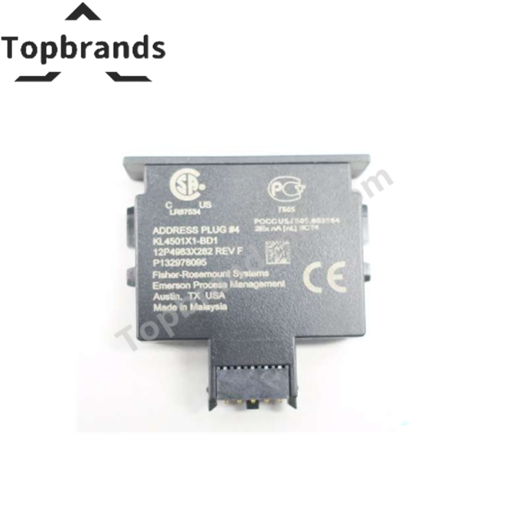 Emerson DeltaV KL4501X1-BD1 CHARM Address Plug - Topbrands PLC Limited