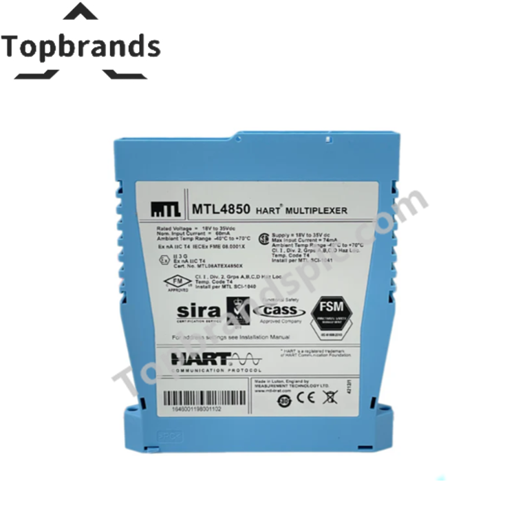 MTL Instruments MTL4850 HART Multiplexer Module - Topbrands PLC Limited