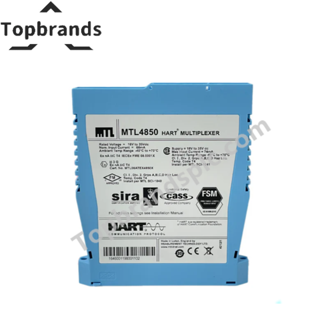 MTL Instruments MTL4850 HART Multiplexer Module - Topbrands PLC Limited