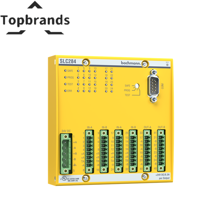 Bachmann SLC284 Safety Processor Module - Topbrands PLC Limited
