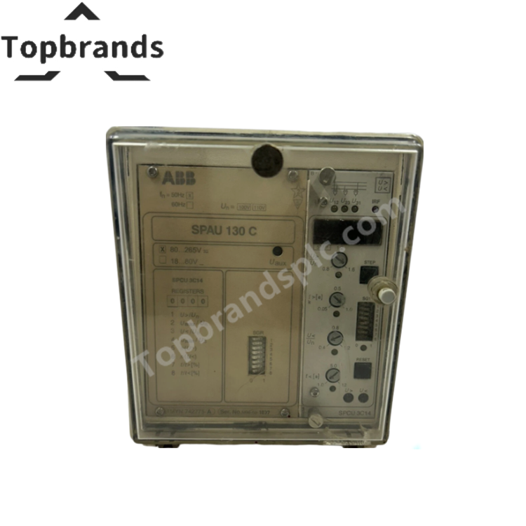 ABB SPAU 130 C Three Phase Voltage Relay - Topbrands PLC Limited